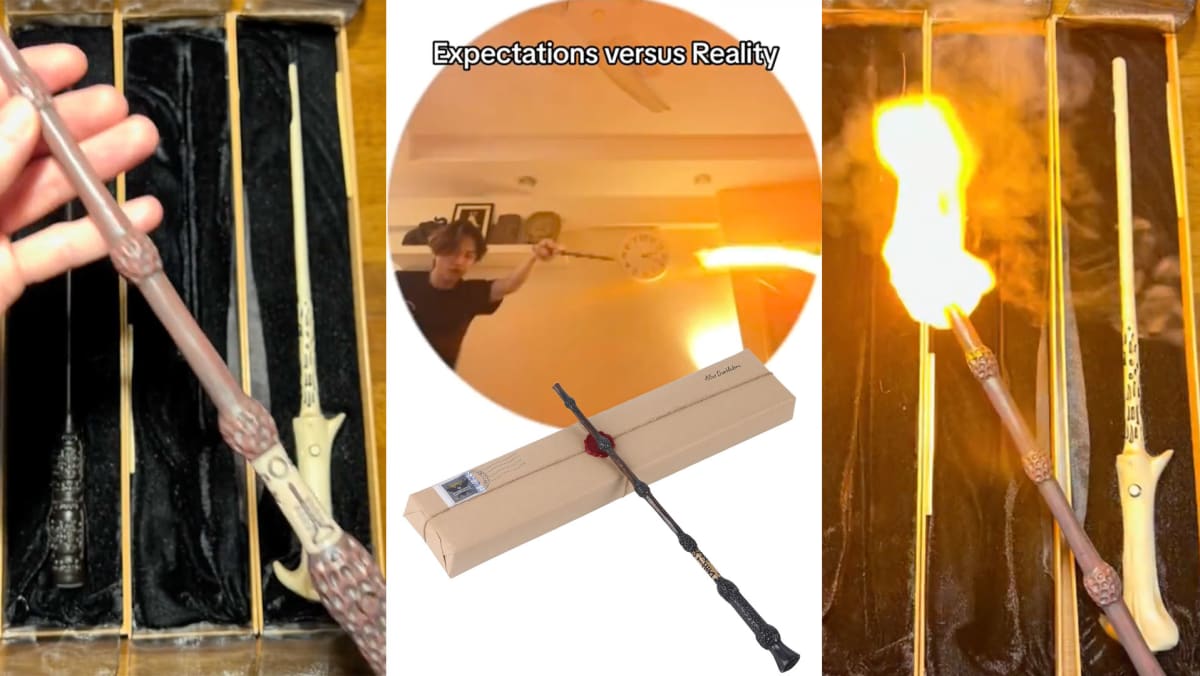 Singaporean TikToker wields Harry Potter-inspired wand that shoots real ...