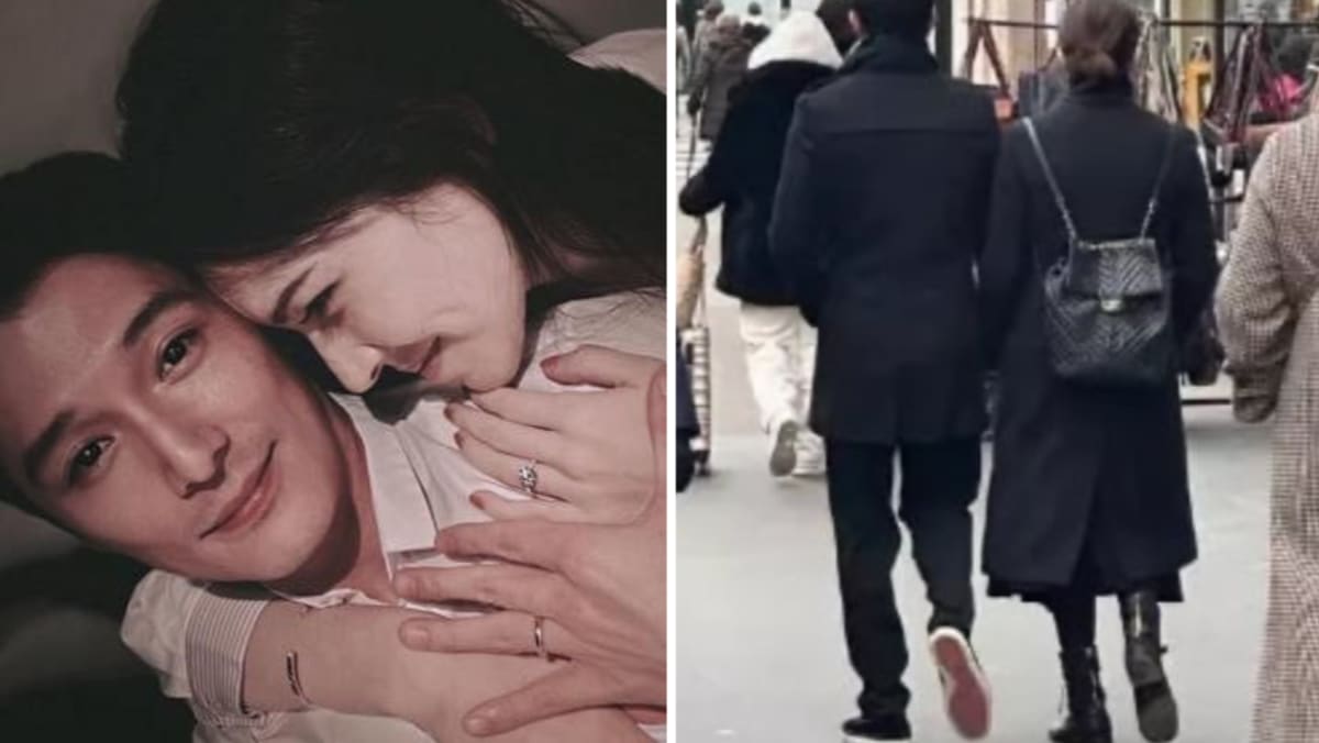 Rare sighting of Tiffany Ann Hsu and husband Roy Chiu holding hands on the streets of Paris has ...