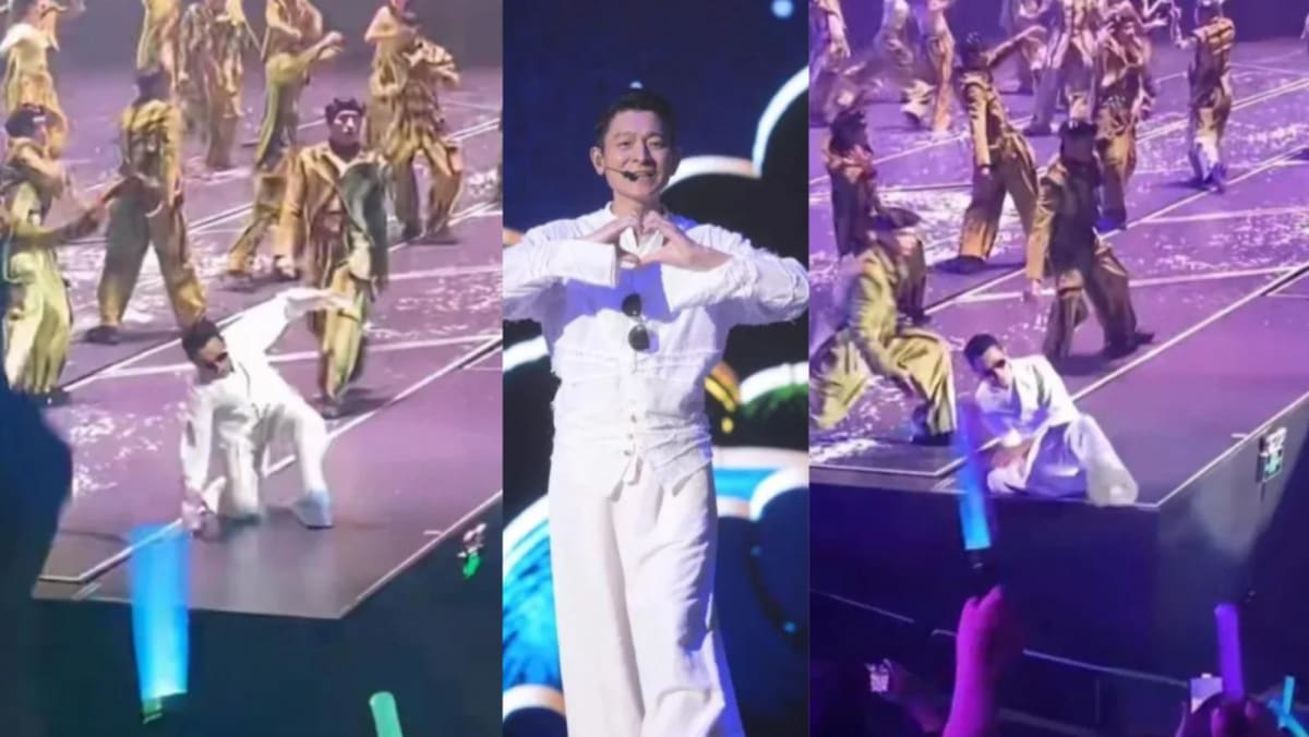 Andy Lau has another near miss at Shanghai concert, a day after almost ...