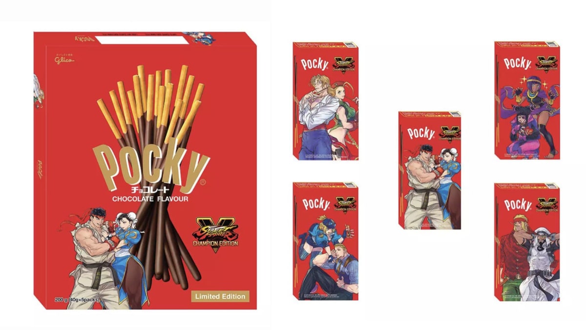 Redmart Now Sells Street Fighter Pocky Box Set With Collectible Cards ...