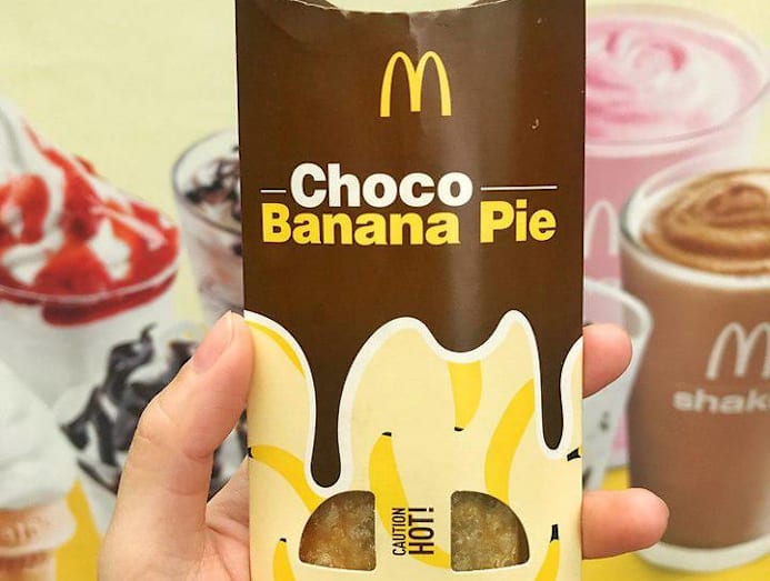 banana pie mcdonald's singapore