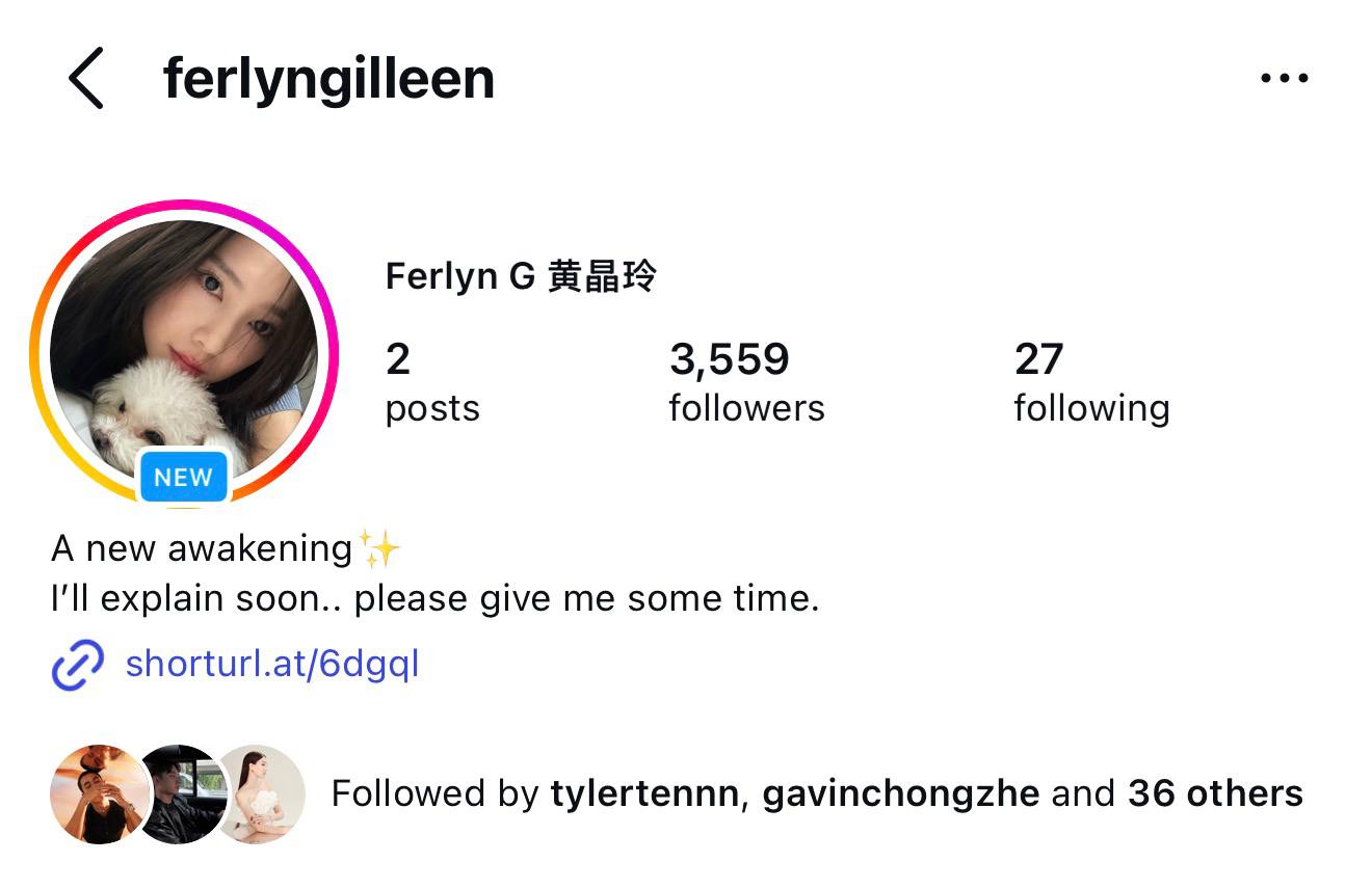 Ferlyn G Loses 120K Followers After Instagram Account Hacked - 8days