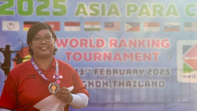 我国选手诺莎希达勇夺亚洲残疾人射箭杯银牌 - 8world