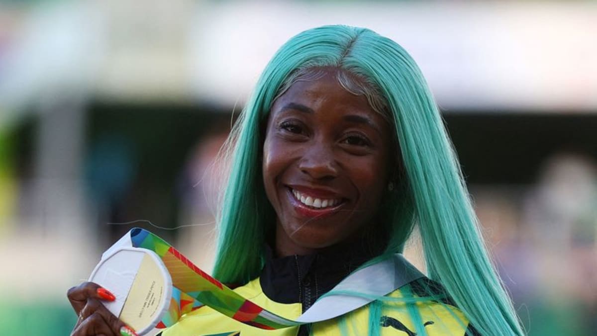 Fraser-Pryce brings Olympic speed to son's sports day - CNA
