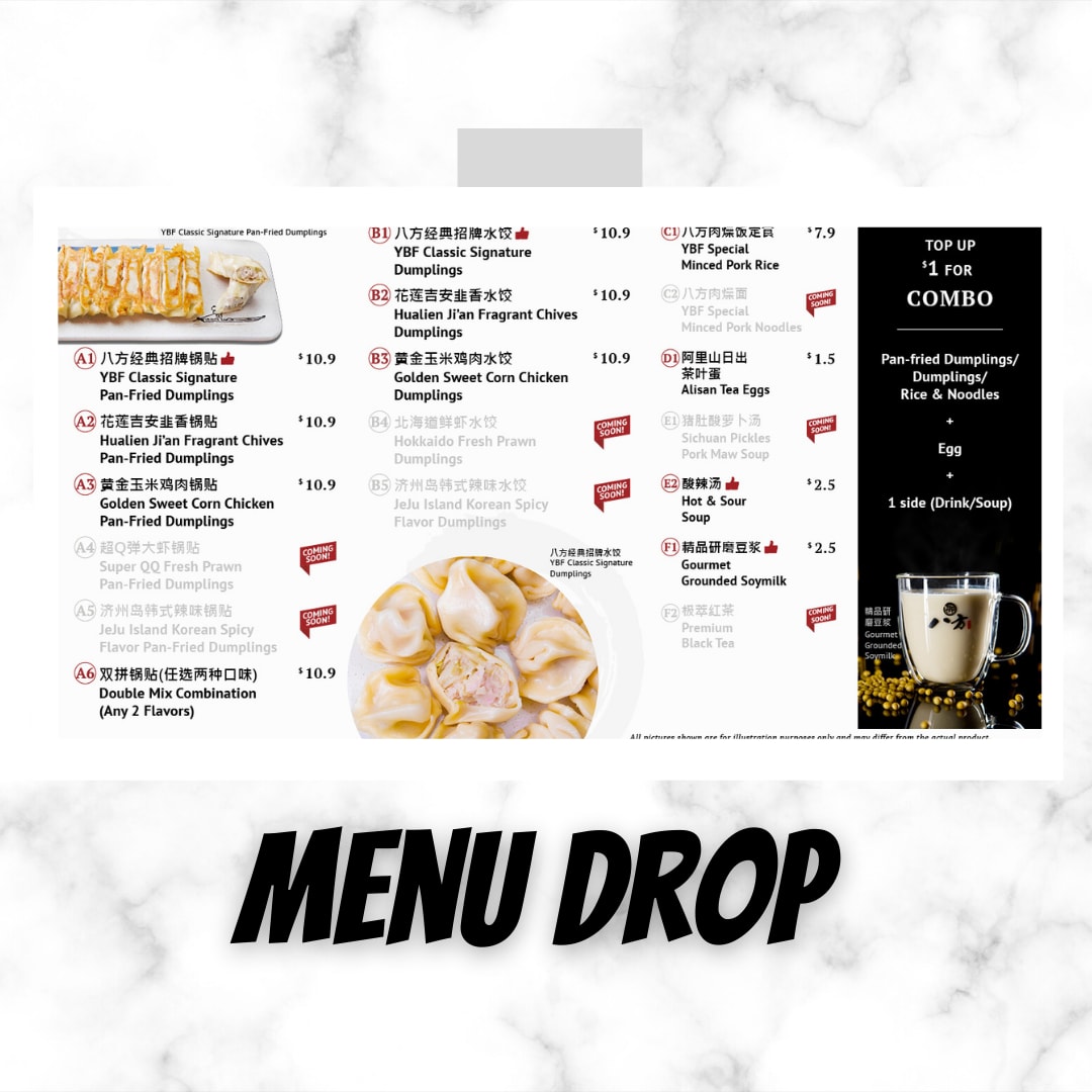 Famed Taiwanese Dumpling Chain Yu Ba Fang Opens First S’pore Outlet To ...