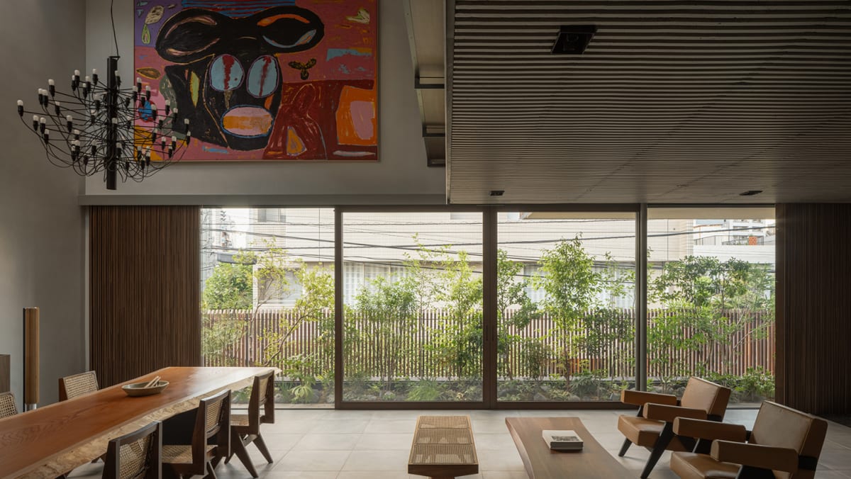 Luxury home: Inside a Tokyo home filled with artwork and furniture
