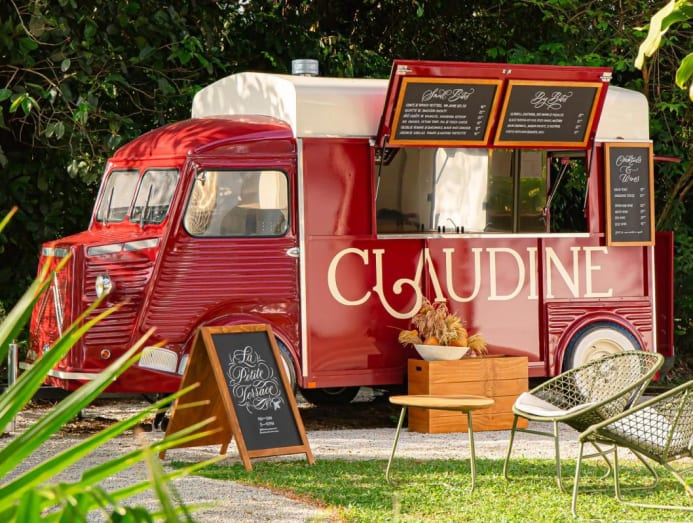 French restaurant Claudine’s vintage food truck serves gourmet snacks ...