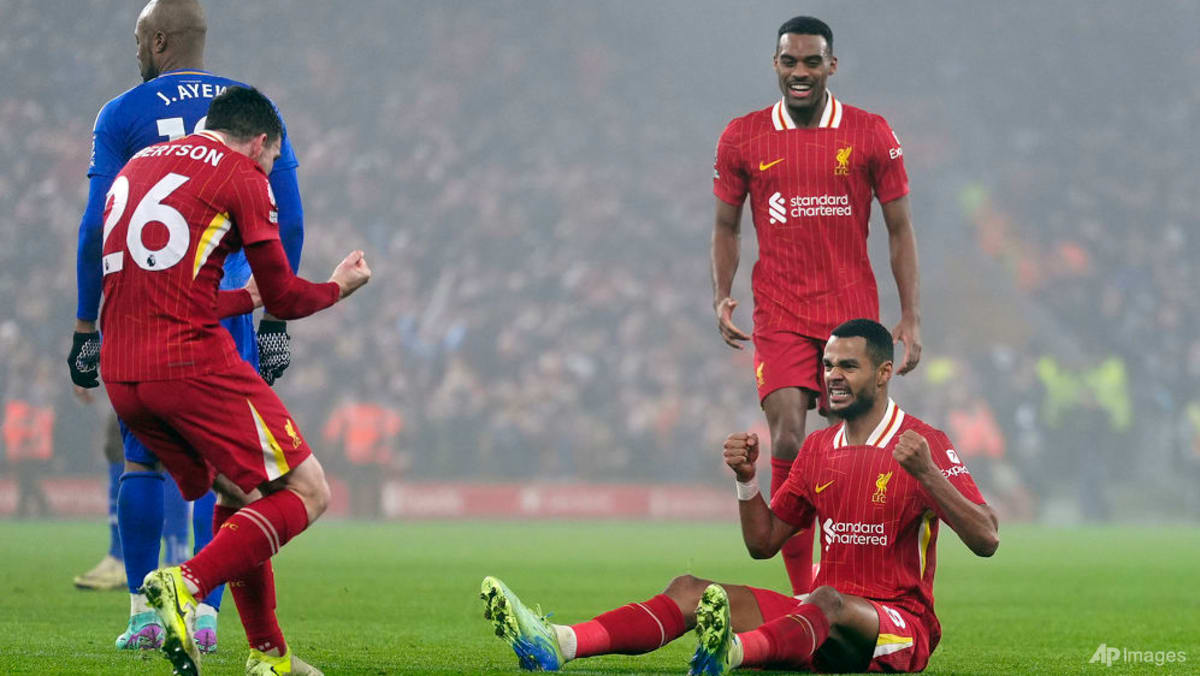 Liverpool fight back to beat Leicester and move seven points clear - CNA
