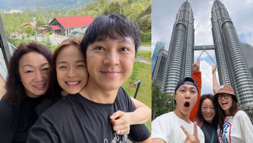 Felicia Chin Surprises Husband Jeffrey Xu In KL With His Mum; Shares ...