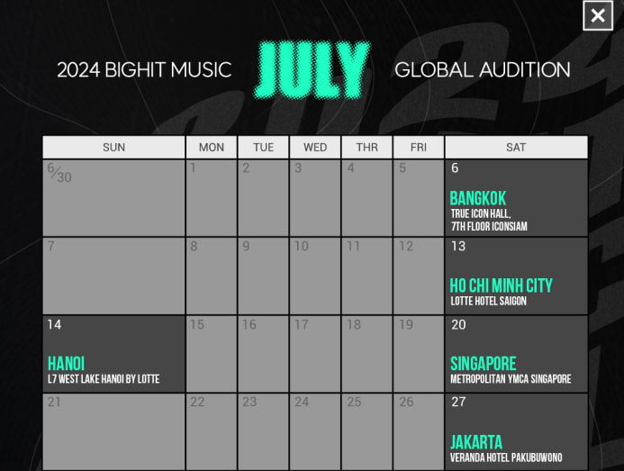 The label behind K-pop sensation BTS is holding auditions in Singapore ...