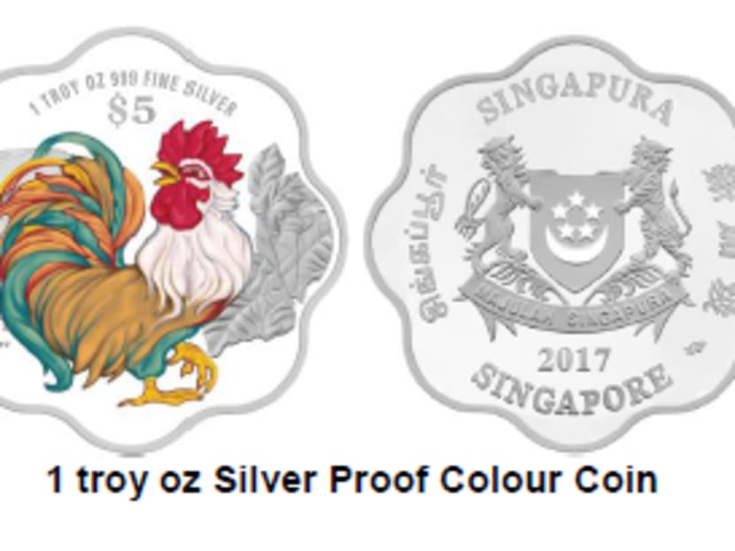 MAS issues new collectable zodiac coins series from Year of Rooster - TODAY