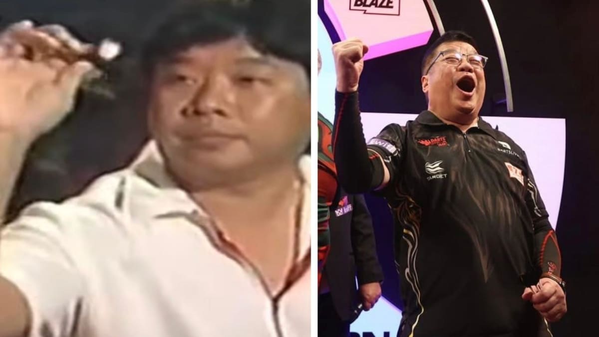 More than 30 years after making darts history, 70-year-old 'Singapore ...