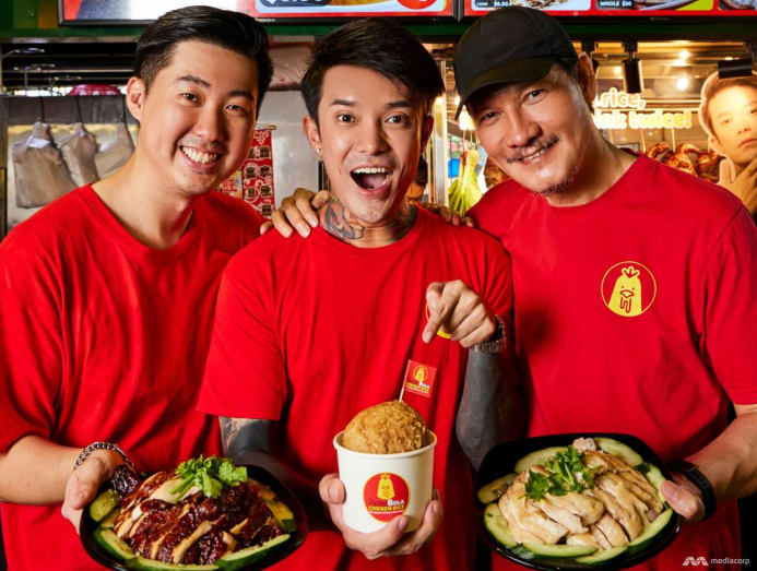 Actor Peter Yu and influencer Simonboy open Singabola, a new chicken ...