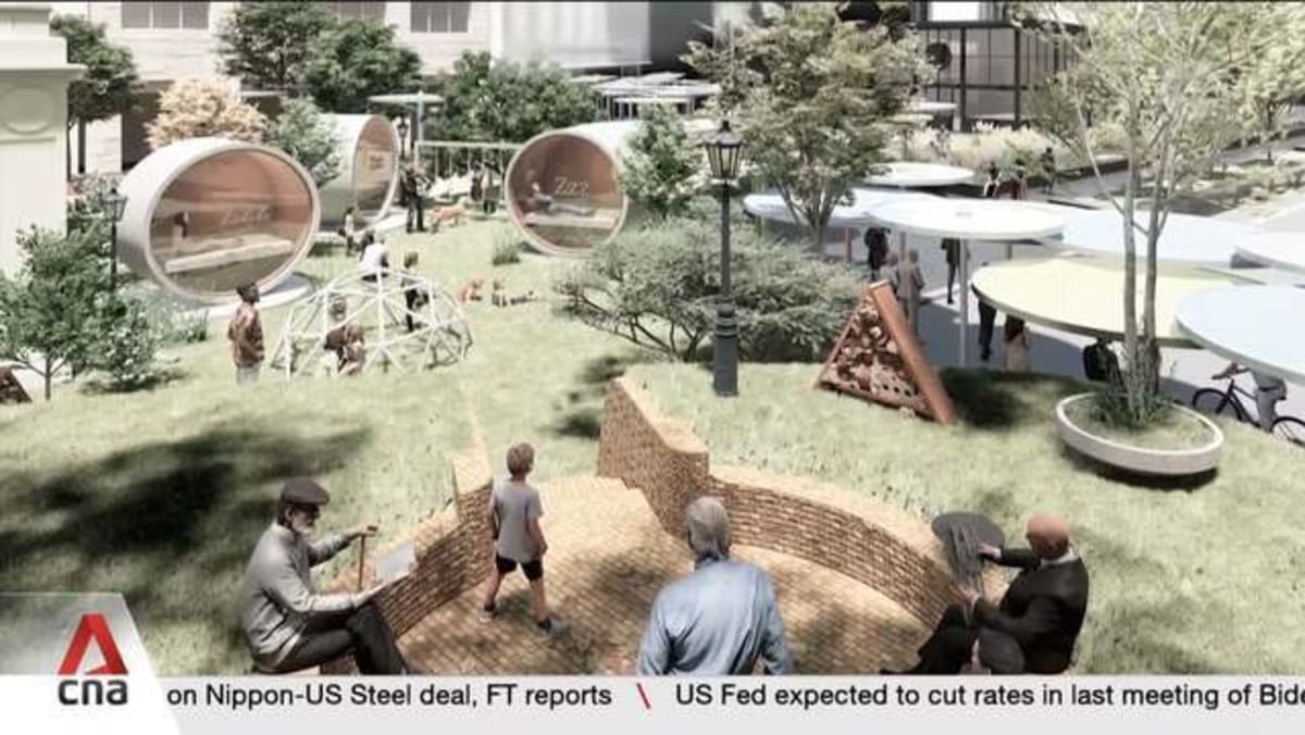 Raffles Place Park to get bold redesign - CNA