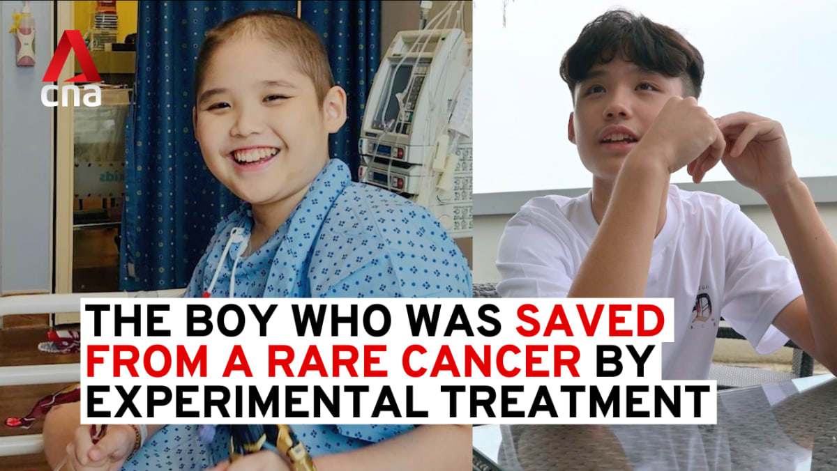 The boy who was saved from a rare blood cancer by experimental treatment in Singapore | Video - CNA