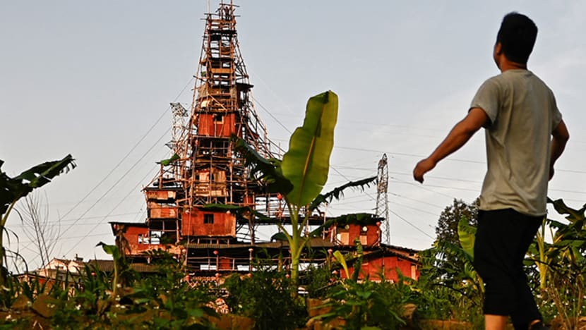 Chinese authorities demolish villager's madcap 10-storey home - CNA