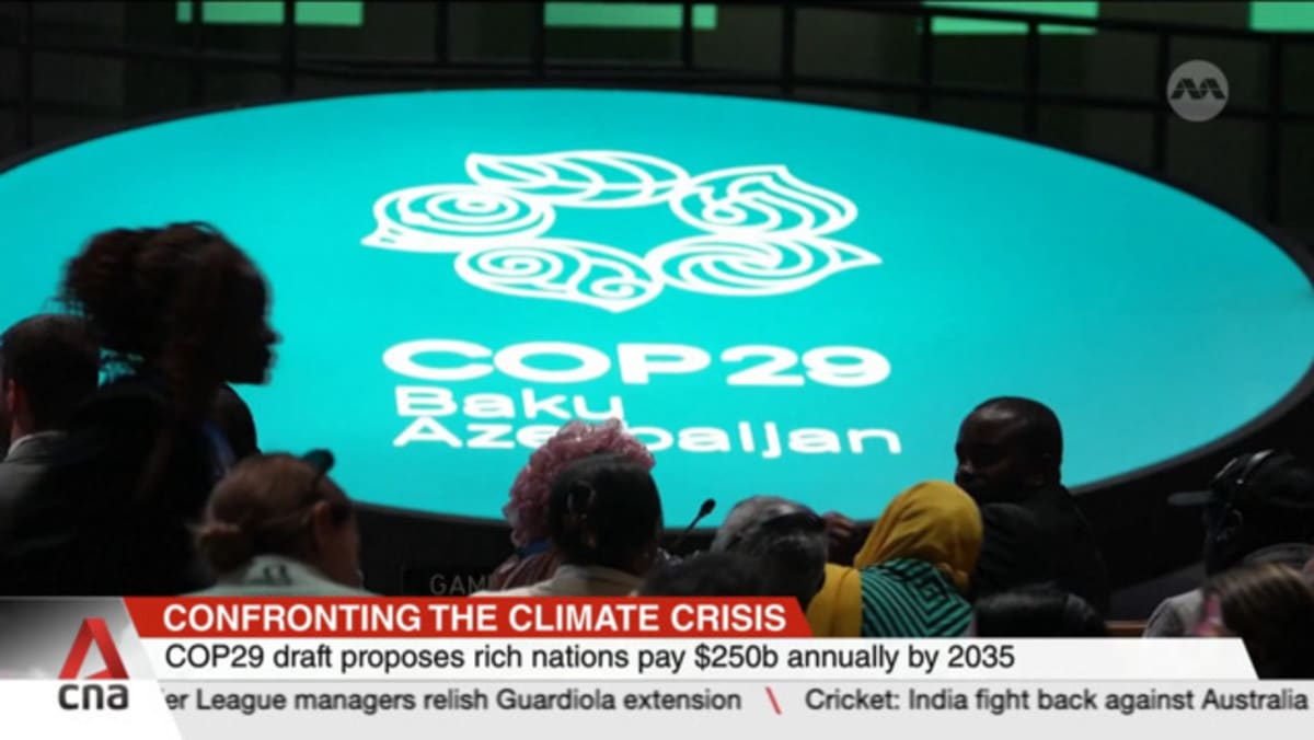 Delegates at COP29 seek to secure deal on climate finance as deadline ...