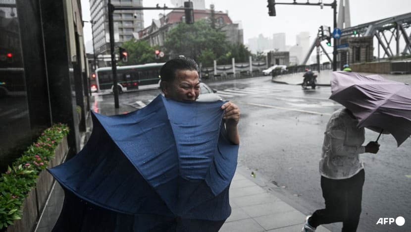 Typhoon Bebinca lashes Shanghai, strongest storm to hit city since 1949 ...