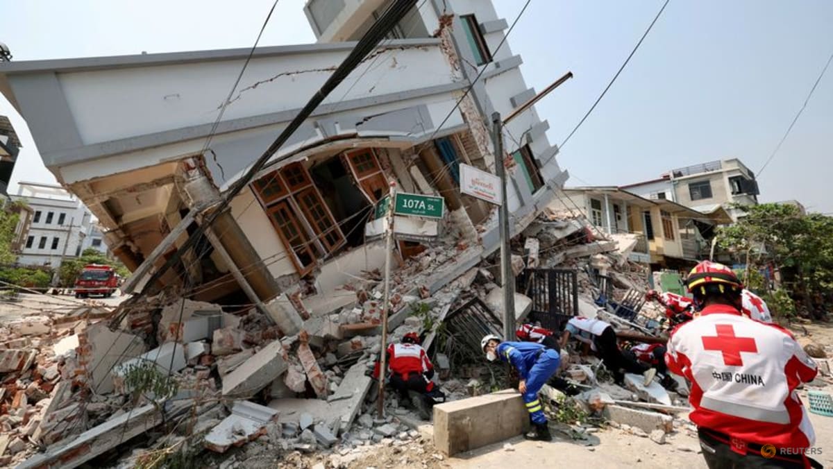With US absent, China steps in for earthquake-hit Myanmar - CNA