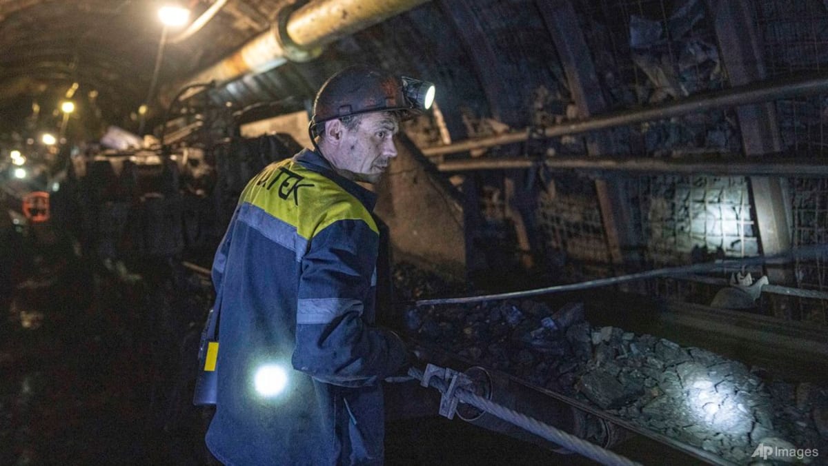 Ukraine's coal miners dig deep to power a nation at war - CNA