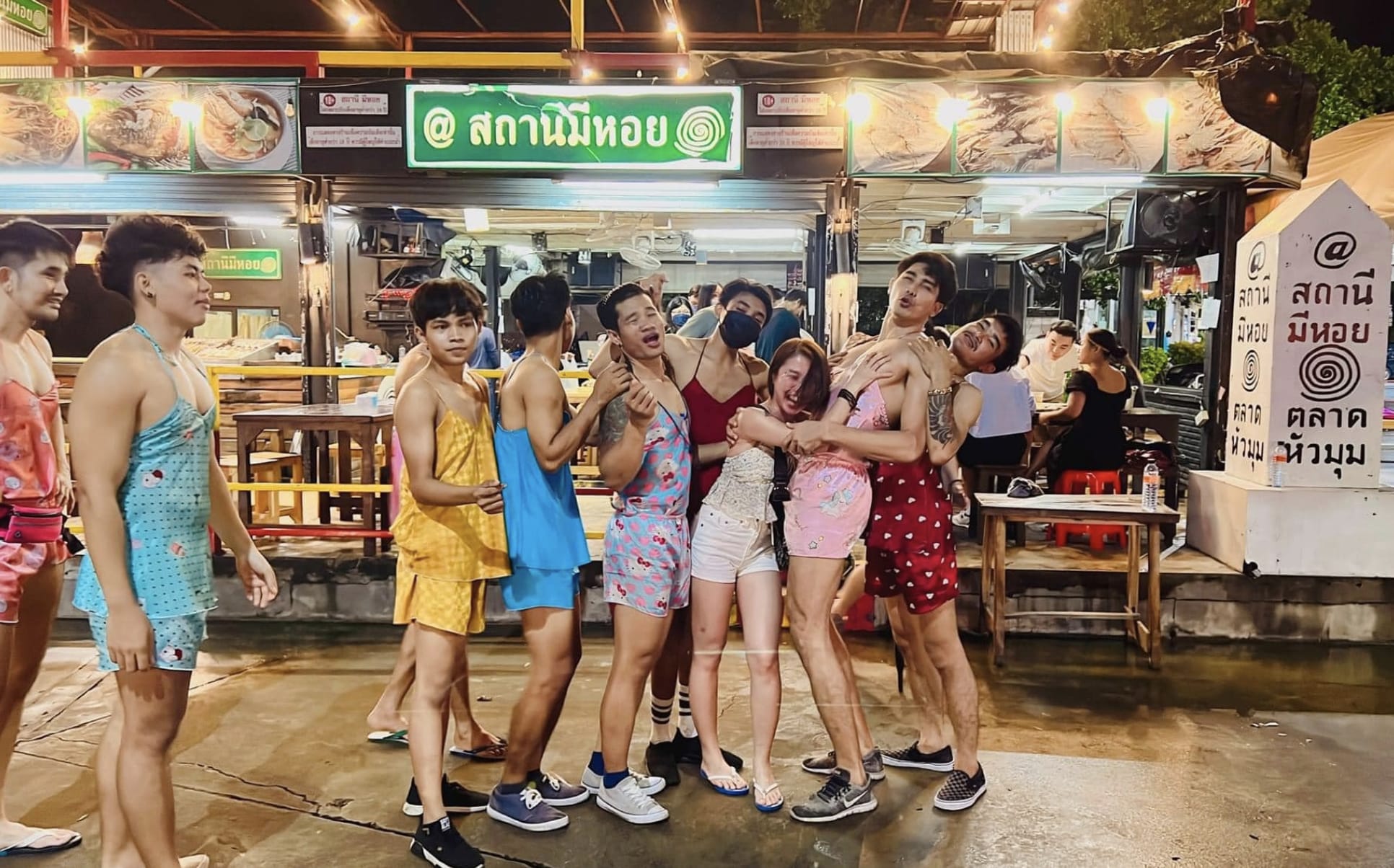 M’sian Restaurant Says They Only Invited Viral Group Of Hunky Nightie ...