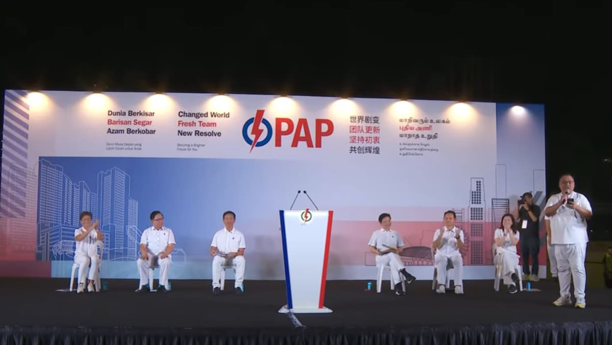 GE2025: Rapat PAP bagi GRC Marsiling-Yew Tee di Stadium Woodlands | 24 ...