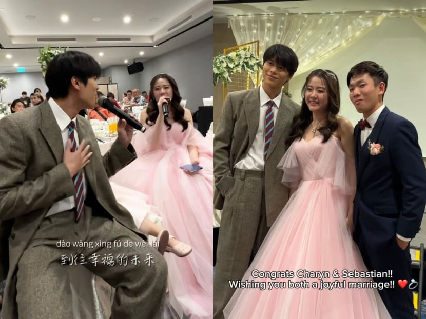 Actor Glenn Yong surprises fan at her wedding after bride’s best friend ...