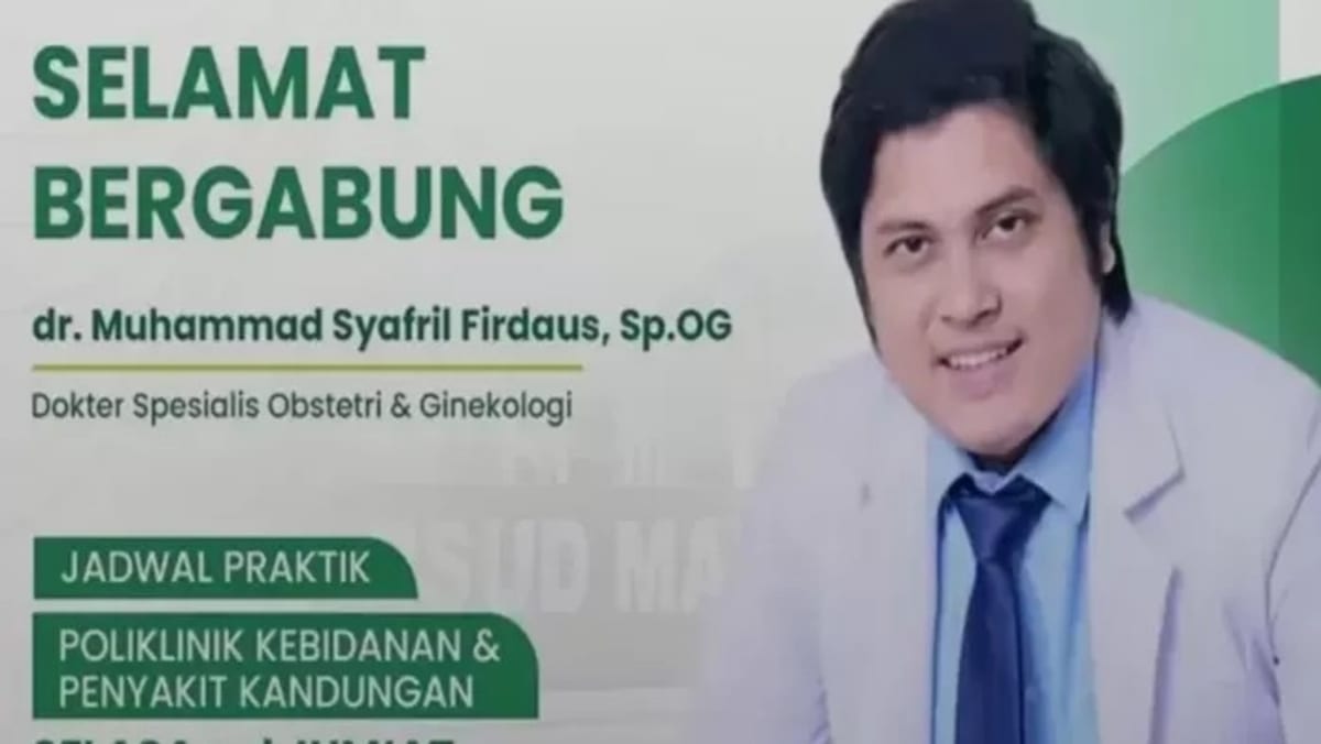 Terungkap! Dokter kandungan cabul Syafril Firdaus sudah beraksi sejak ...