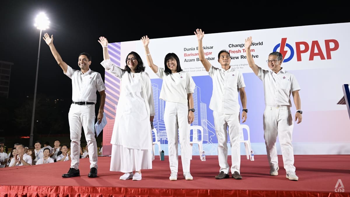 GE2025: PAP rally for East Coast GRC at Bedok Stadium - CNA