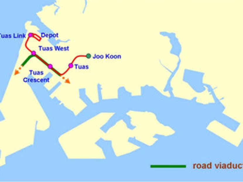Faster Tuas commute: New viaduct to open Feb 18, 4 MRT stations to ...
