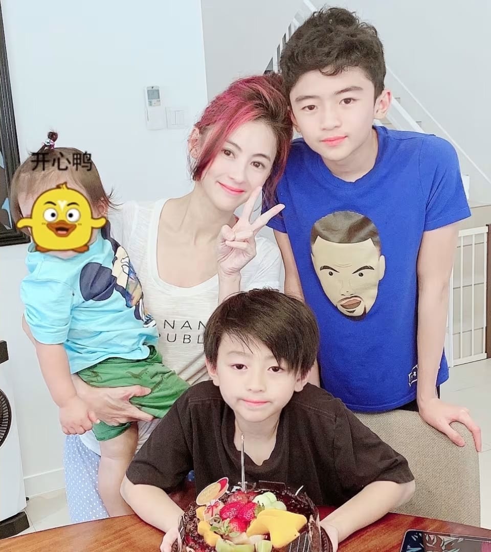 Cecilia Cheung Seen At Universal Studios Singapore With 14-Yr-Old Son ...