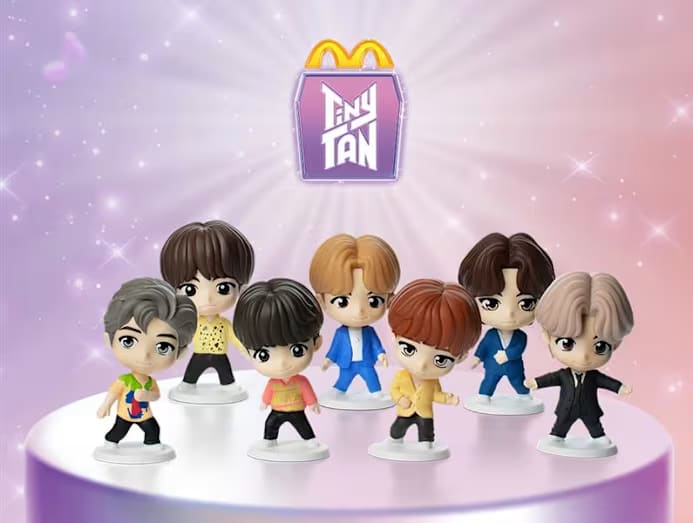 BTS TinyTan McDonald's Happy Meals Coming To Singapore - 8days