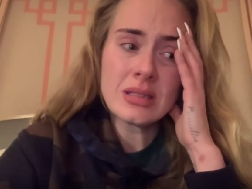 adele crying man