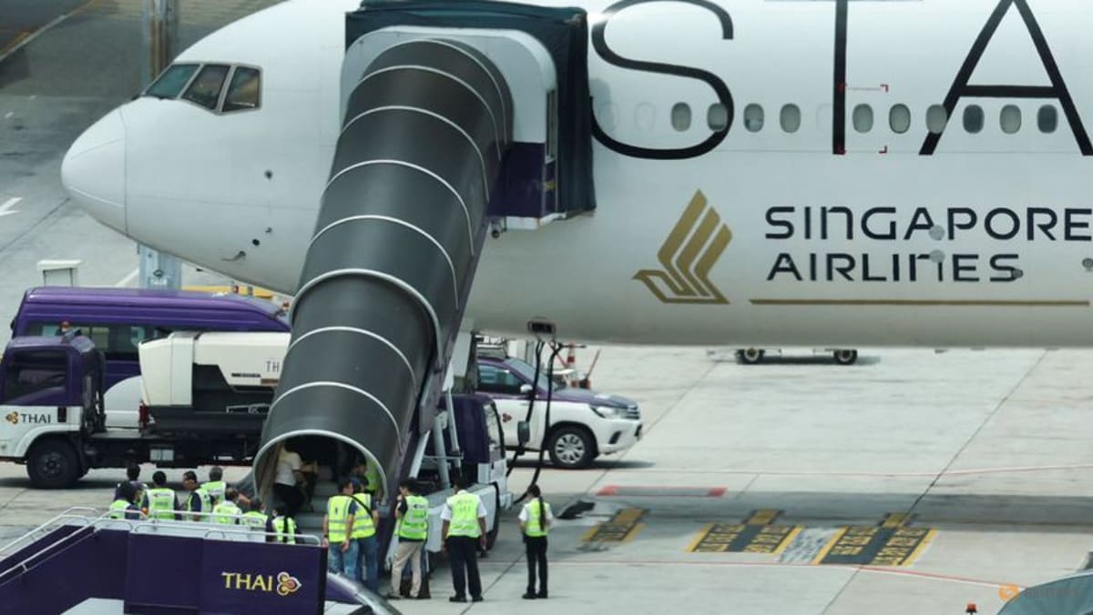 Aircraft that operated SQ321 returns to Singapore from Bangkok - CNA