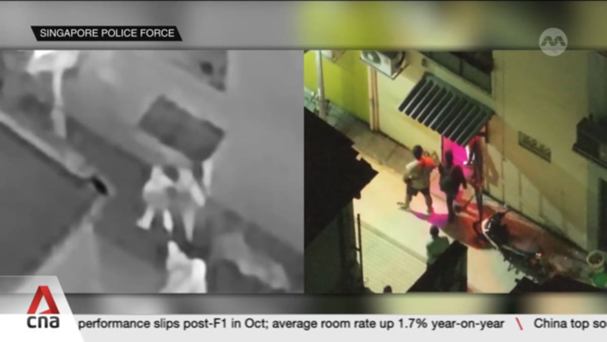 Police deploy thermal-imaging drones to support anti-vice raids - CNA