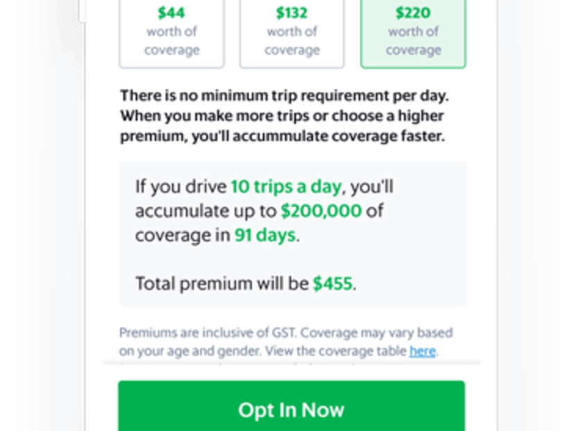 Grab drivers to pay as little as 10 cents for critical illness coverage ...