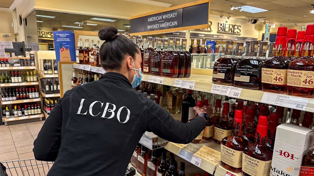 Canadians cancel trips, ban American booze after Trump's tariffs - CNA