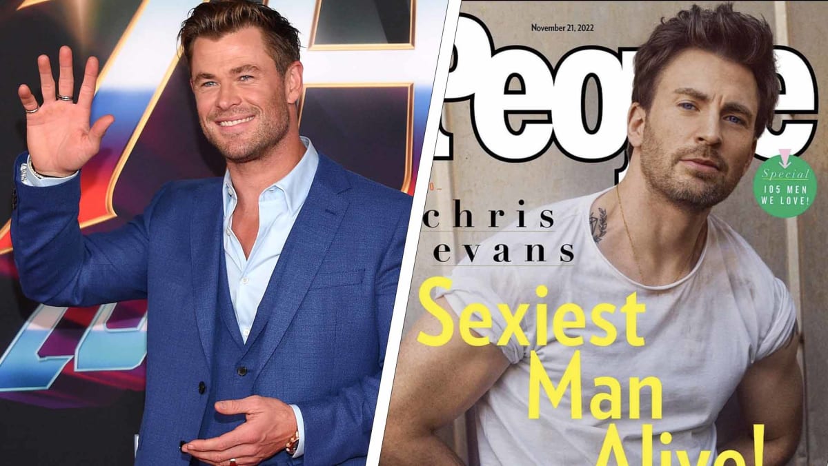 Chris Hemsworth Says Avengers Cast Roasted Chris Evans’ Sexiest Man ...