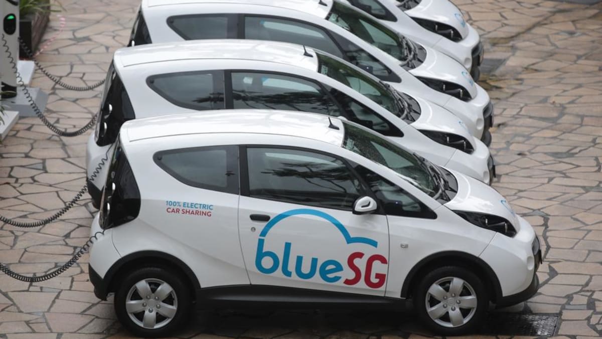 Electric car sharing service BlueSG hits 1 million rentals despite dip during circuit breaker TODAY