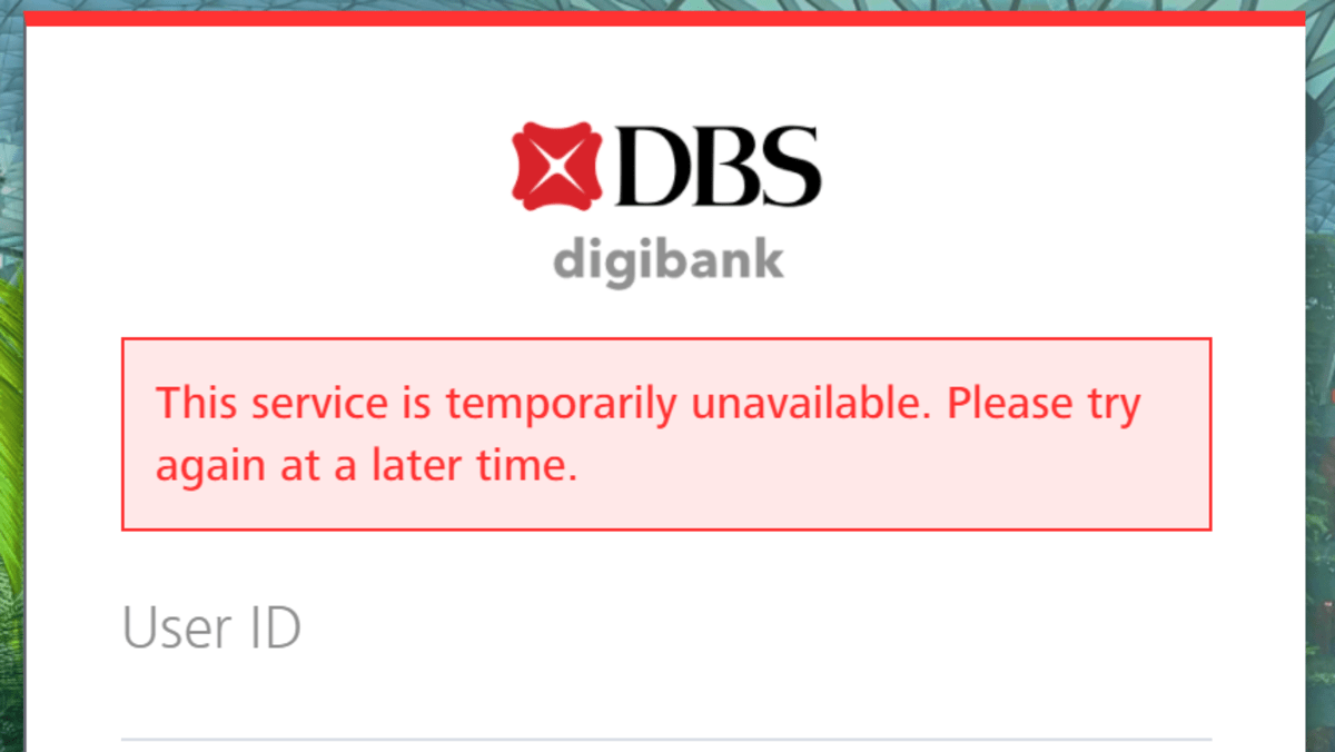 DBS, POSB digital banking services disrupted for hours - CNA