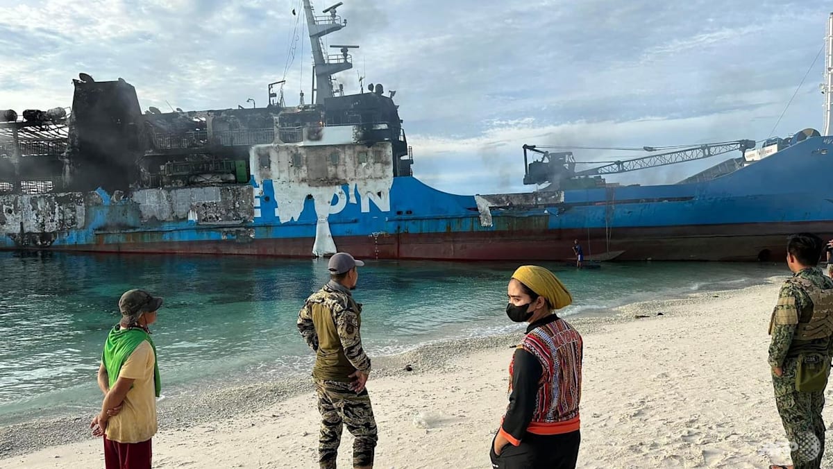 31 killed after fire rips through Philippine ferry - CNA