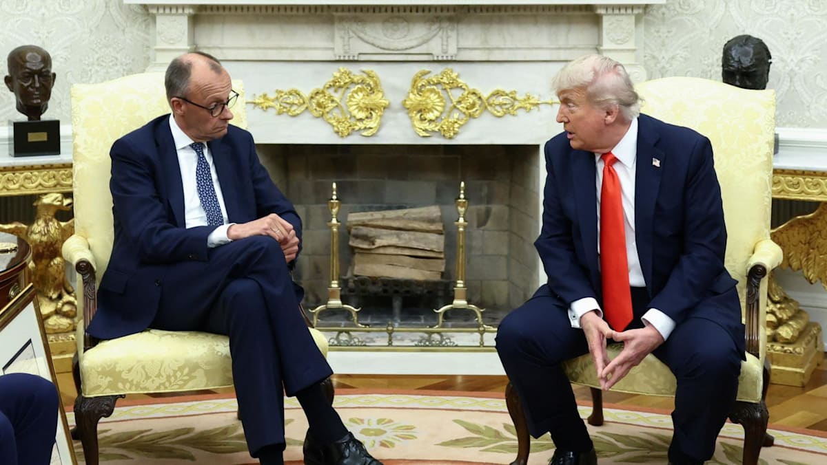Trump, Germany's Merz begin talks on Ukraine and trade in cordial White ...