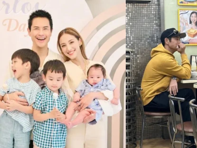 Kevin Cheng, 54, called a 'good father' for not looking at his phone ...