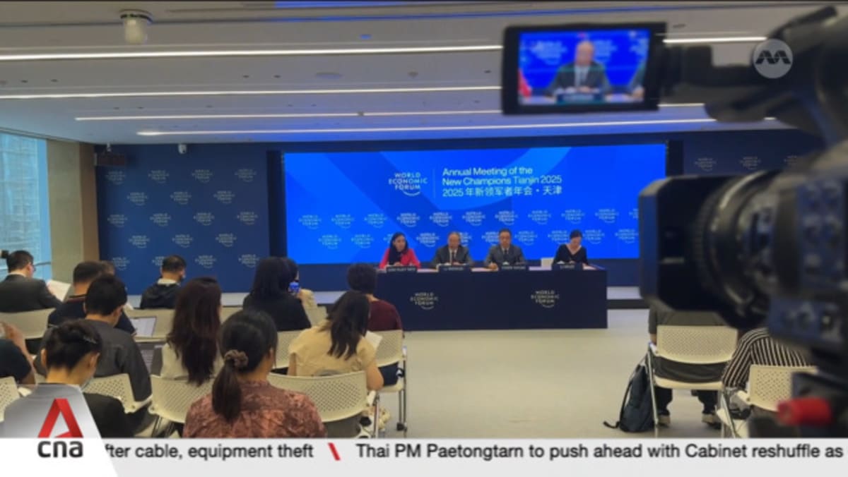 Business and political leaders gather in Tianjin for WEF's Summer Davos ...