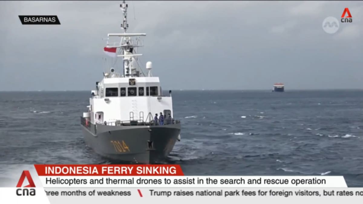 Indonesia ferry sinking: Rescuers intensify search for 30 people still ...