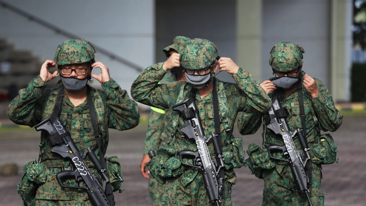 No strenuous activities for 2 weeks for new recruits, NSmen after Covid ...