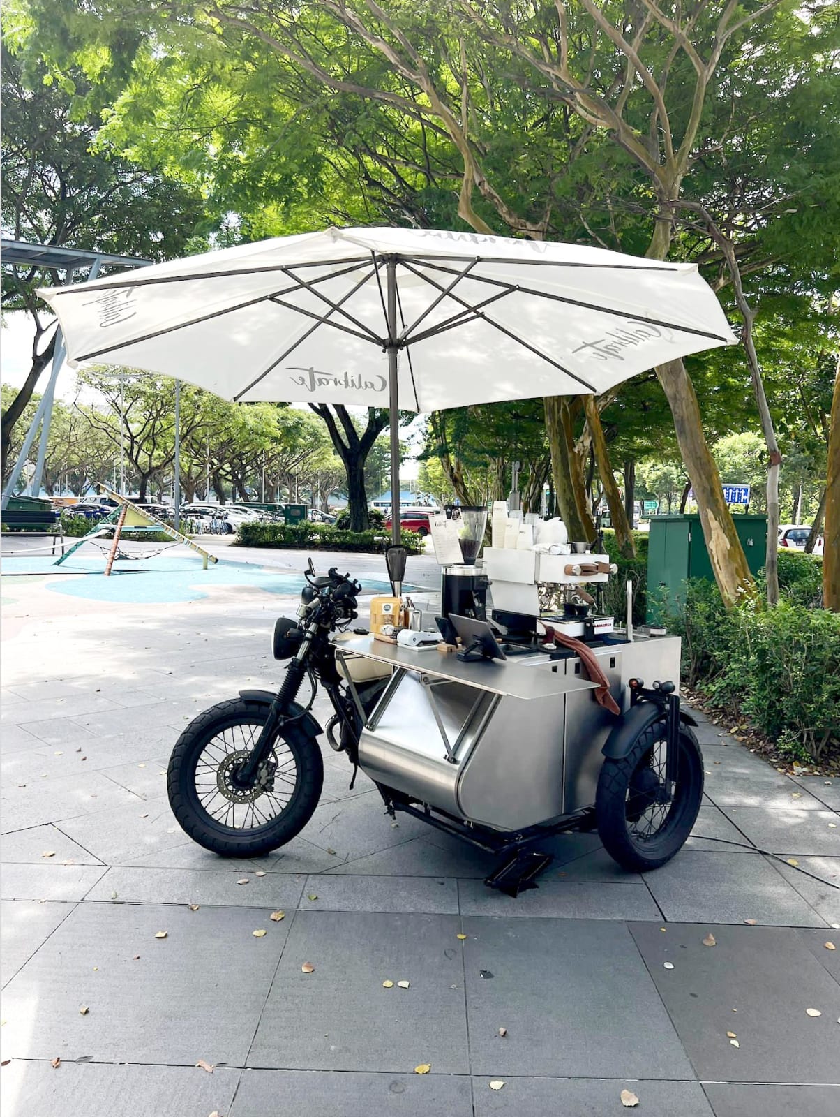 Former Cafe Barista Now Sells Artisanal Coffee From A Motorcycle ...