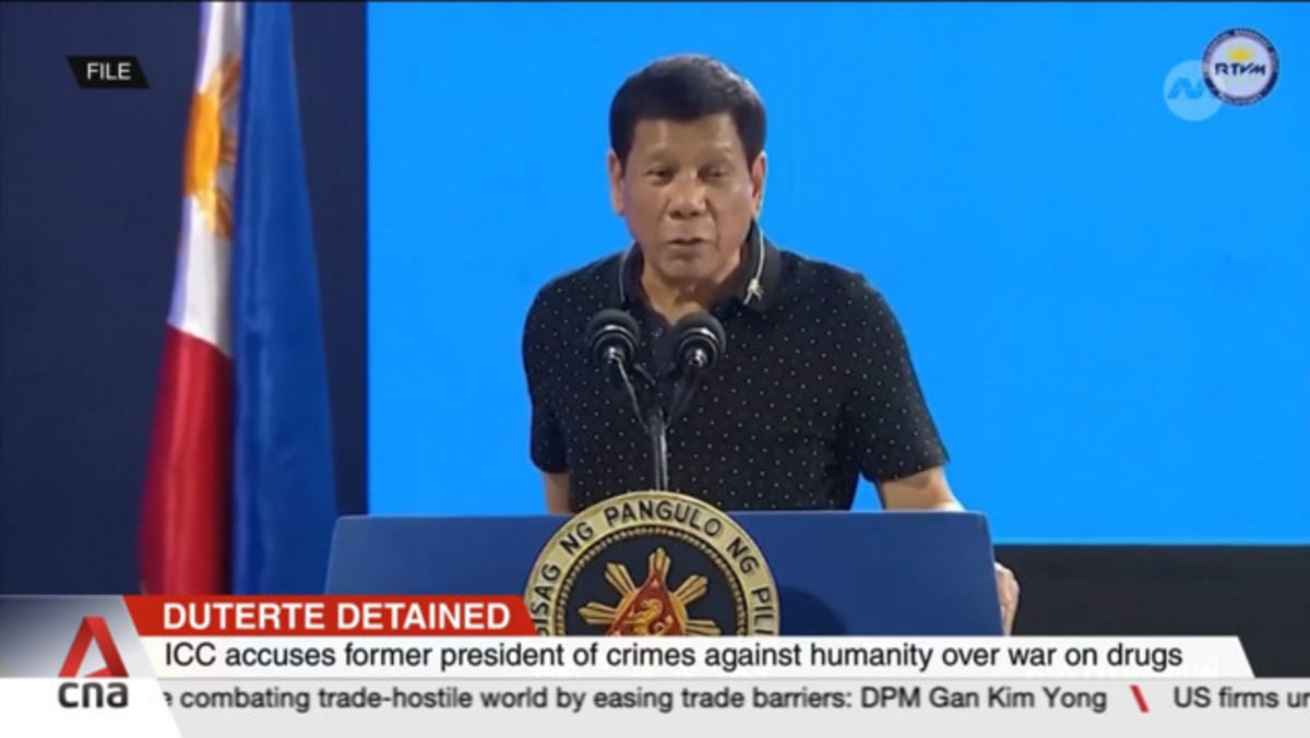 Former Philippine president Duterte held at ICC detention centre in The ...