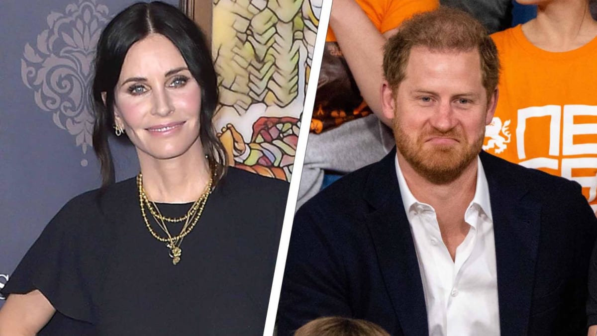 Courteney Cox Reacts To Prince Harry Claim That He Had Mushrooms At Her ...