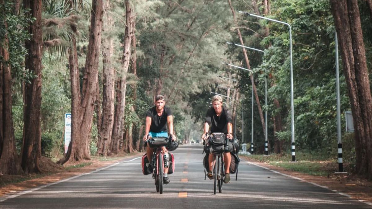 2 friends from Finland cycle 15,400km from Helsinki to Singapore in 8 months - TODAY